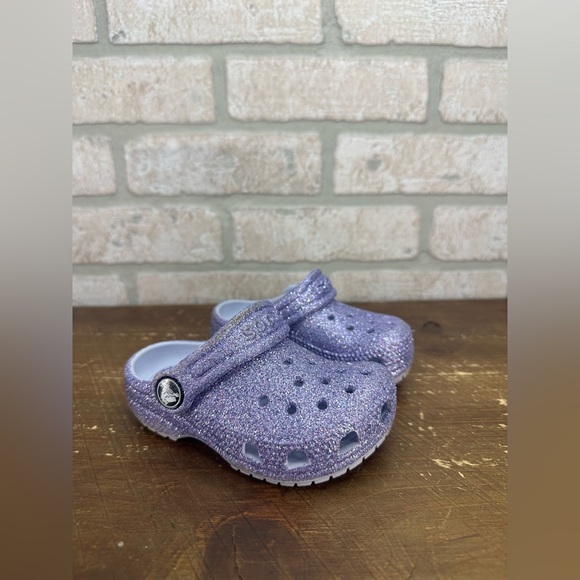 CROCS | Shoes | Sparkly Purple Crocs Clogs | Poshmark